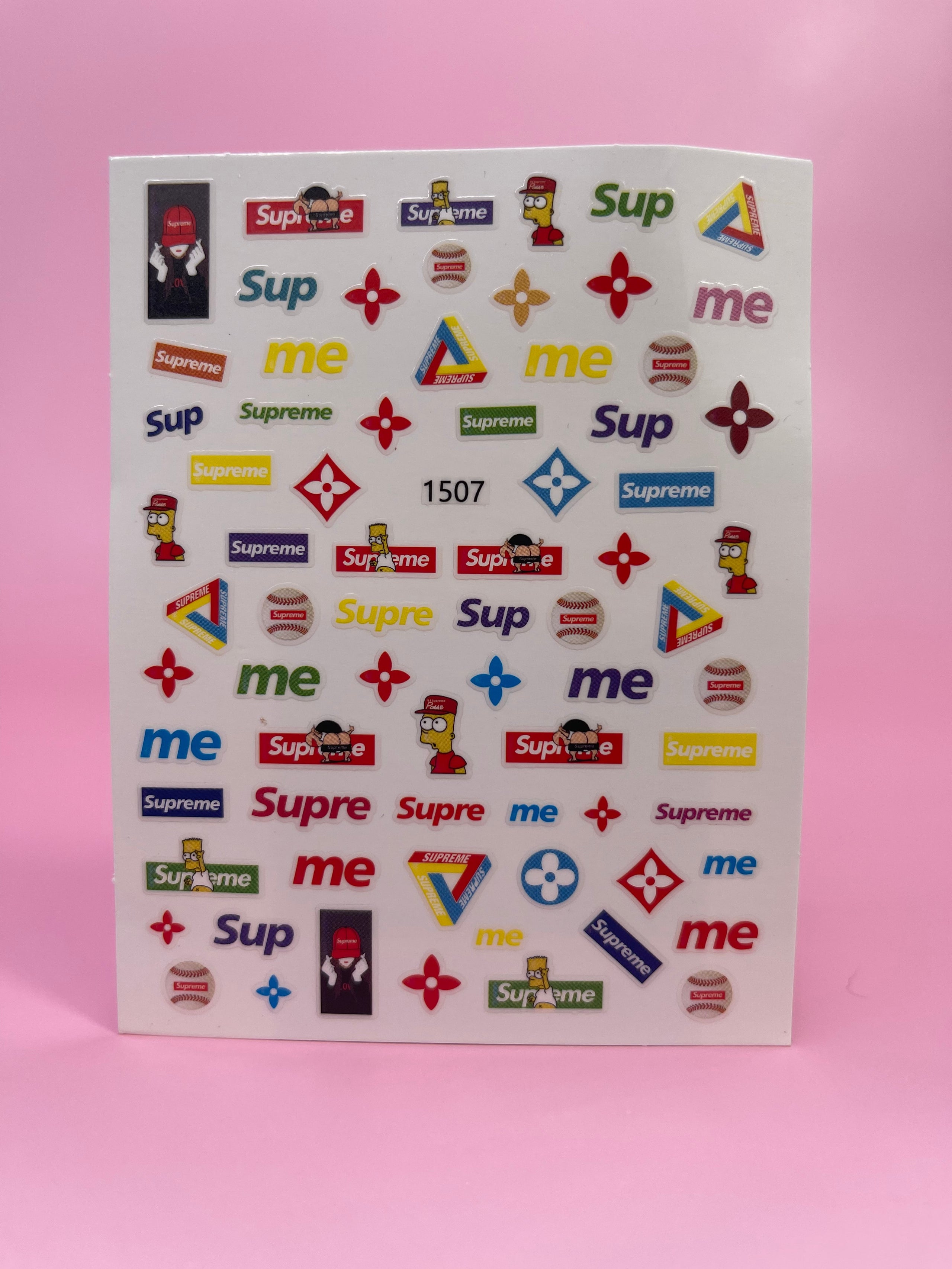 Supreme Simpson Nail Stickers | GetNailed32